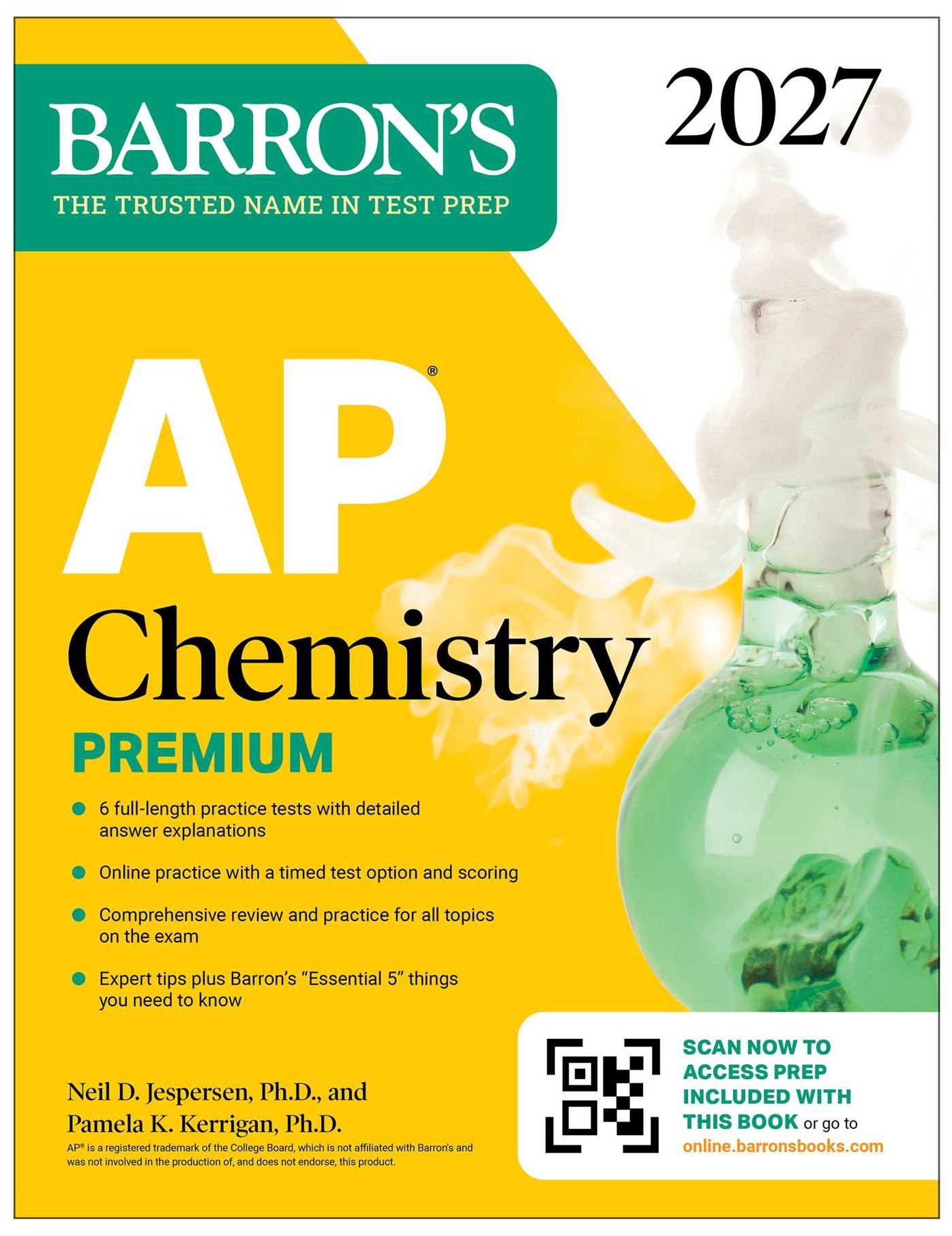 AP Chemistry Premium, 2027: Prep Book with 6 Practice Tests + Comprehe ...